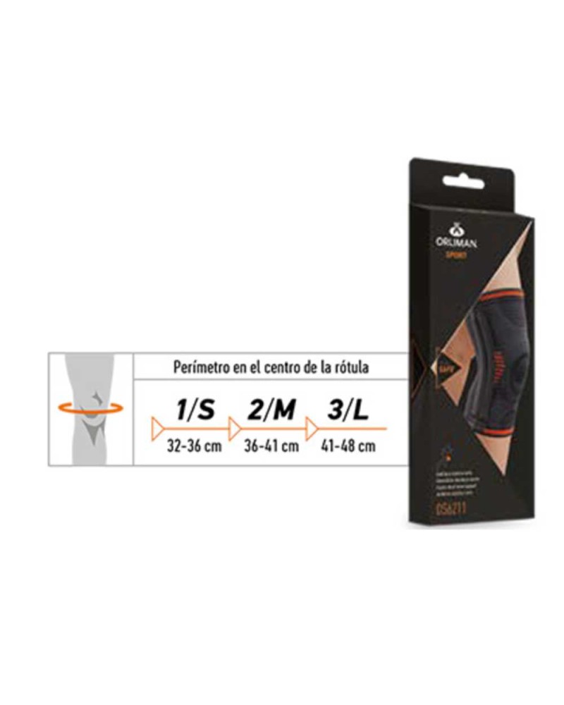 Rodilla Elástica Larga con Flejes y Gel Pad | Ortopedia.com