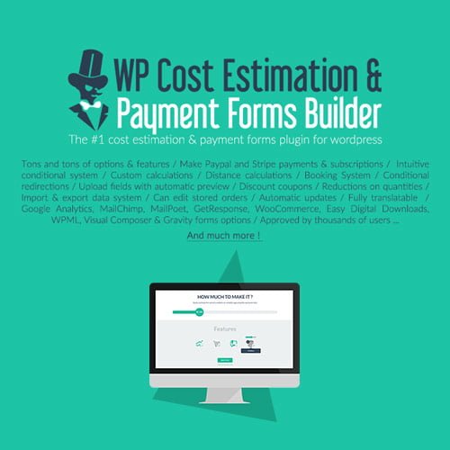 Free Cost Estimation & Payment Forms Builder Pro Addon Download ...
